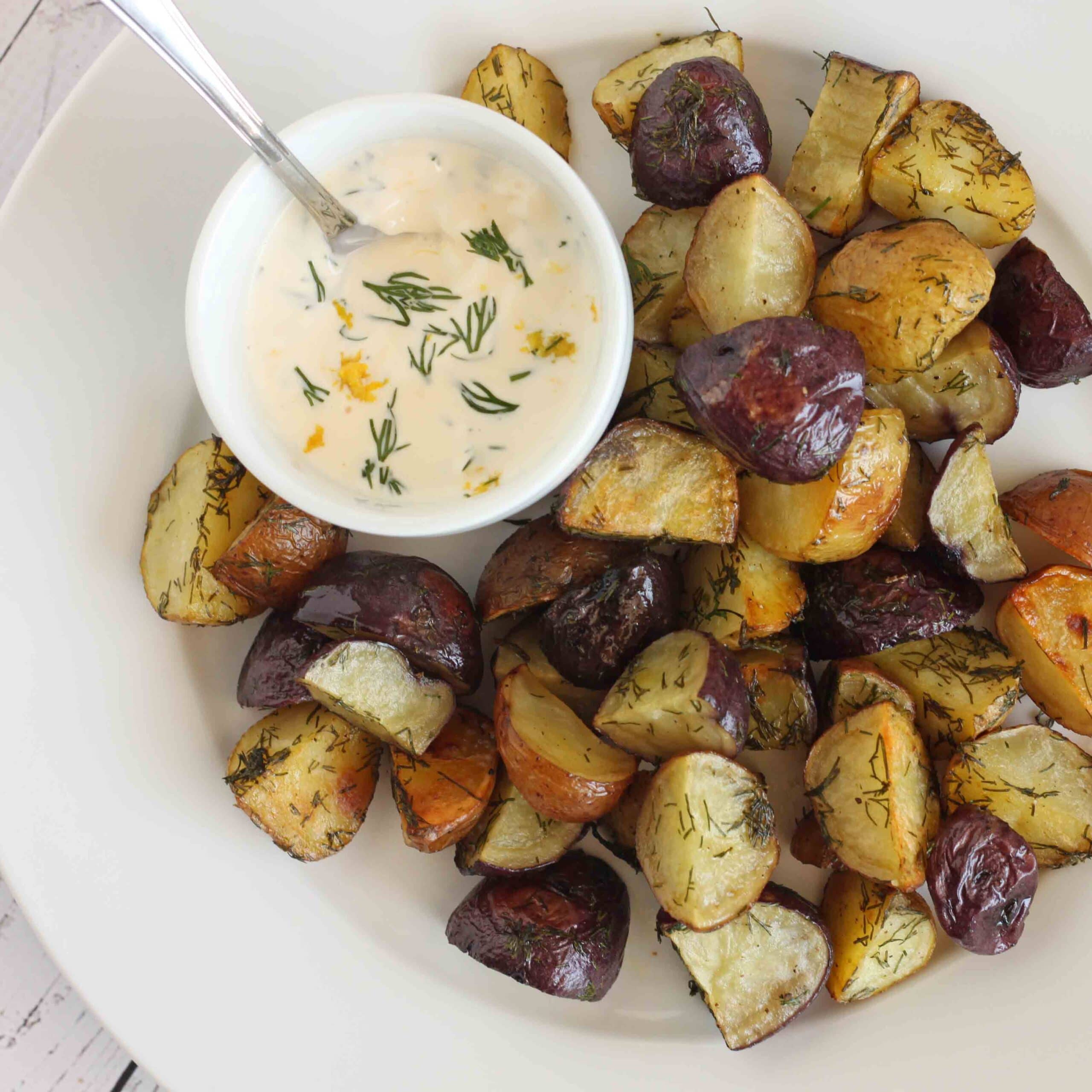 Dill Roasted Baby Potatoes - Jesse Lane Wellness