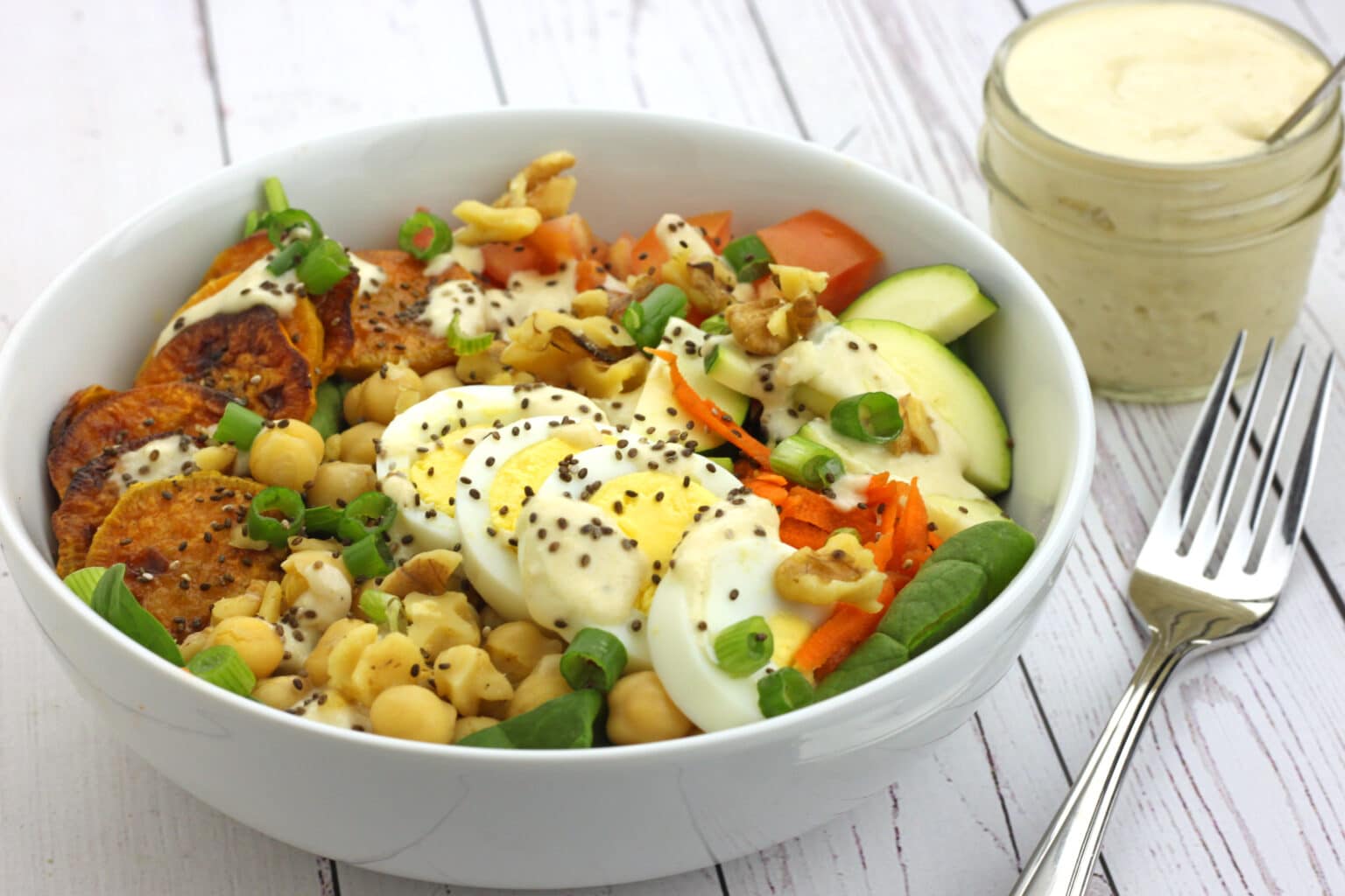 Vegetarian Rainbow Bowl Recipe by Jesse Lane Wellness