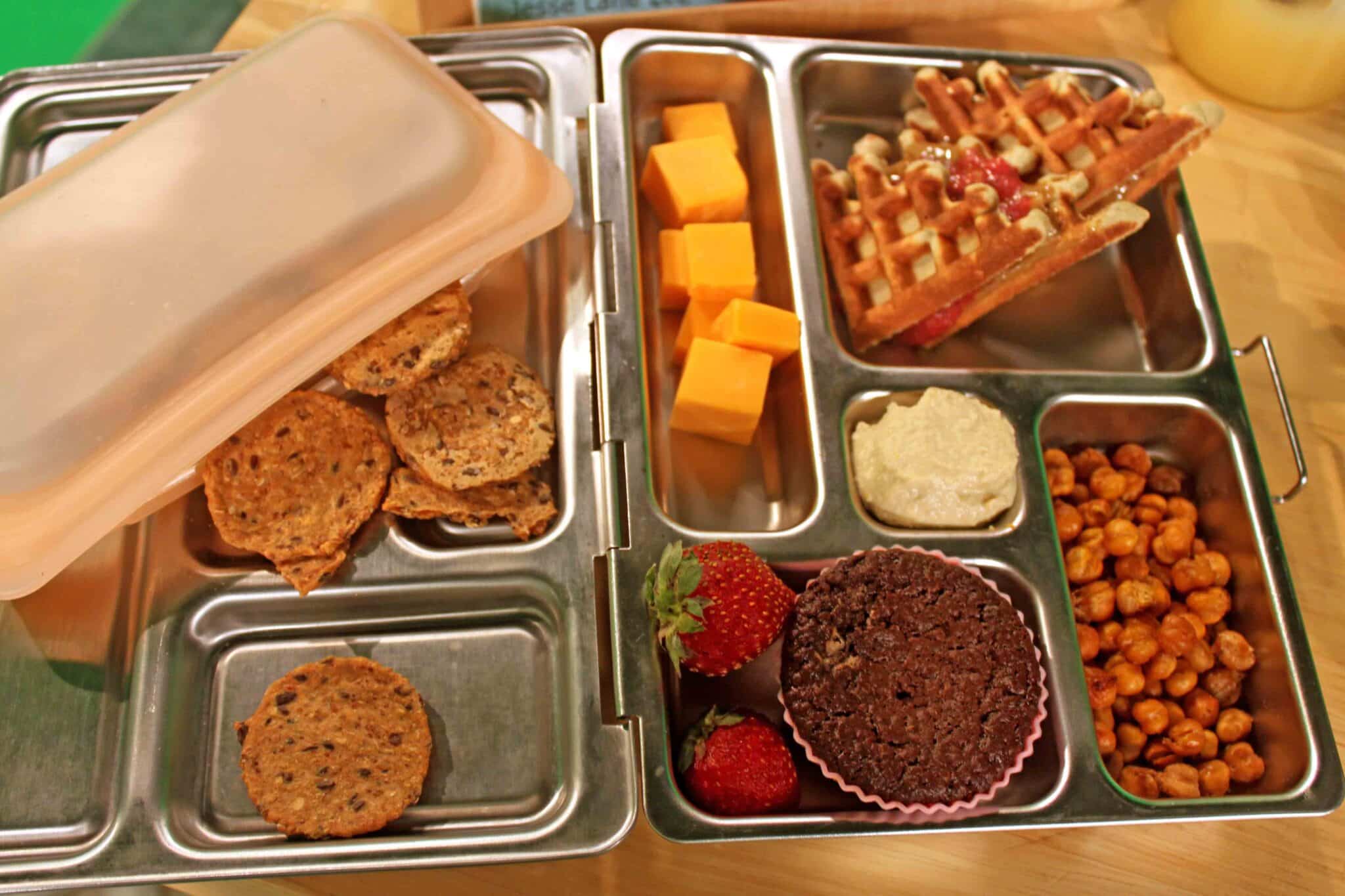 Protein Sandwich Waffles - A healthy back to school recipe